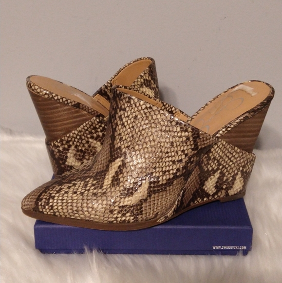 Jessica Simpson | Shoes | Jessica Simpson Snakeskin Heilo Pointed Toe ...